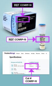 Finding Catalog Numbers - Precision BioLogic